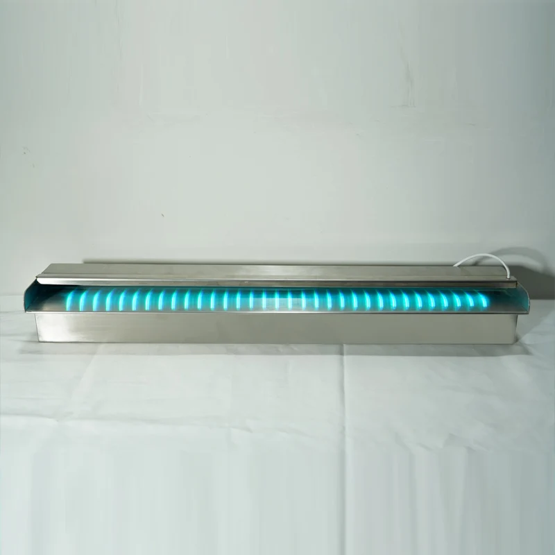 Outdoor 304 Stainless Steel Pool Water Sheer Descent Garden Pond ...