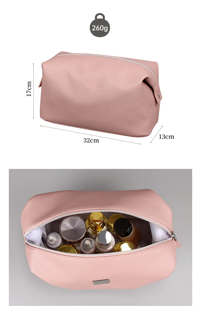 Customized Extra Capacity Makeup Bag With Private Logo Travel Print ...