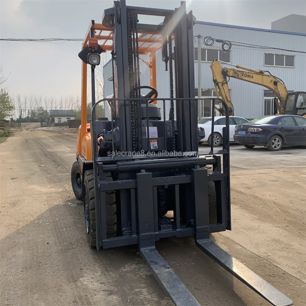 Used Tcm 3 Tons Forklift With Side Shift,Heli 5ton 10t Diesel Second Hand Forkliftlift 4m,Tcm ...