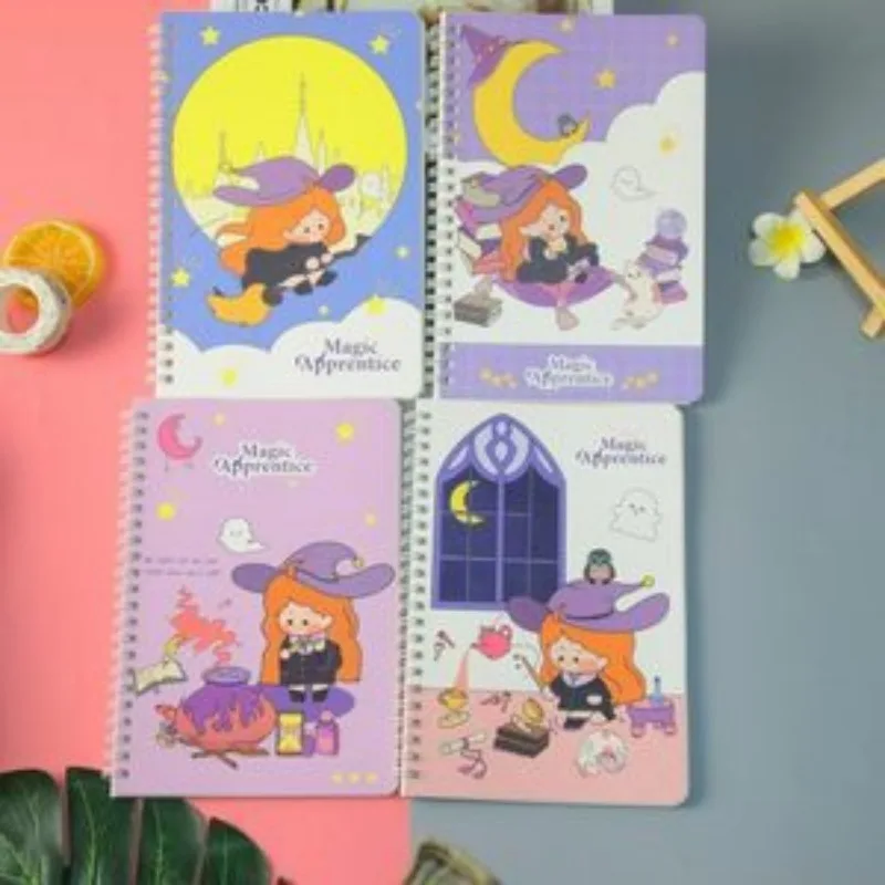 A5 Coil Cartoon Cute Student Horizontal Notebook Children's Back to ...