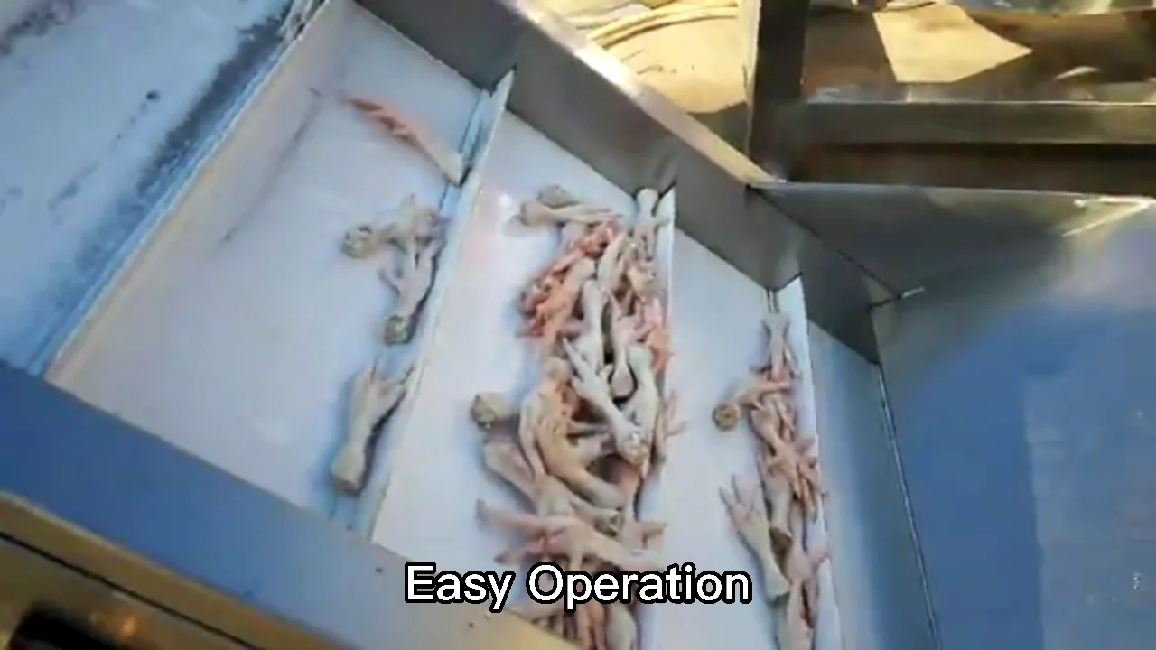 Automatic Chicken Feet Processing Line / Chicken Feet Cleaning Machine ...