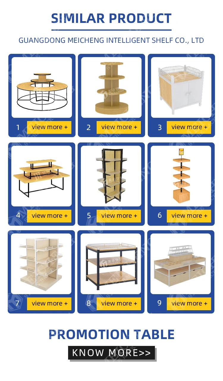 Meicheng Custom Supermarket Layout Kiosk Stands Rack Shelf Supermarket ...