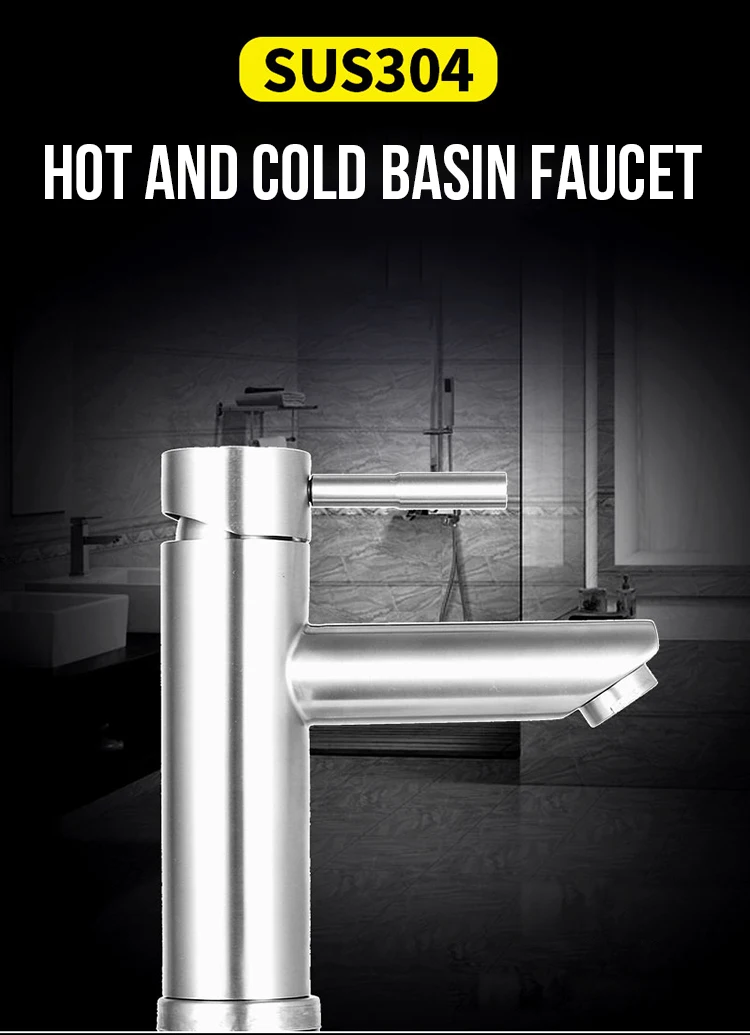 Single Cold Water Single Handle Bathroom Wash Basin Faucet Mixer ...