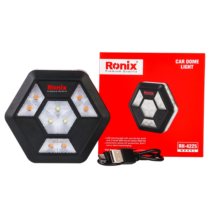 Ronix Model Rh-4225 20v 5w Factory Wholesale Flashlight Hand Led Flash ...
