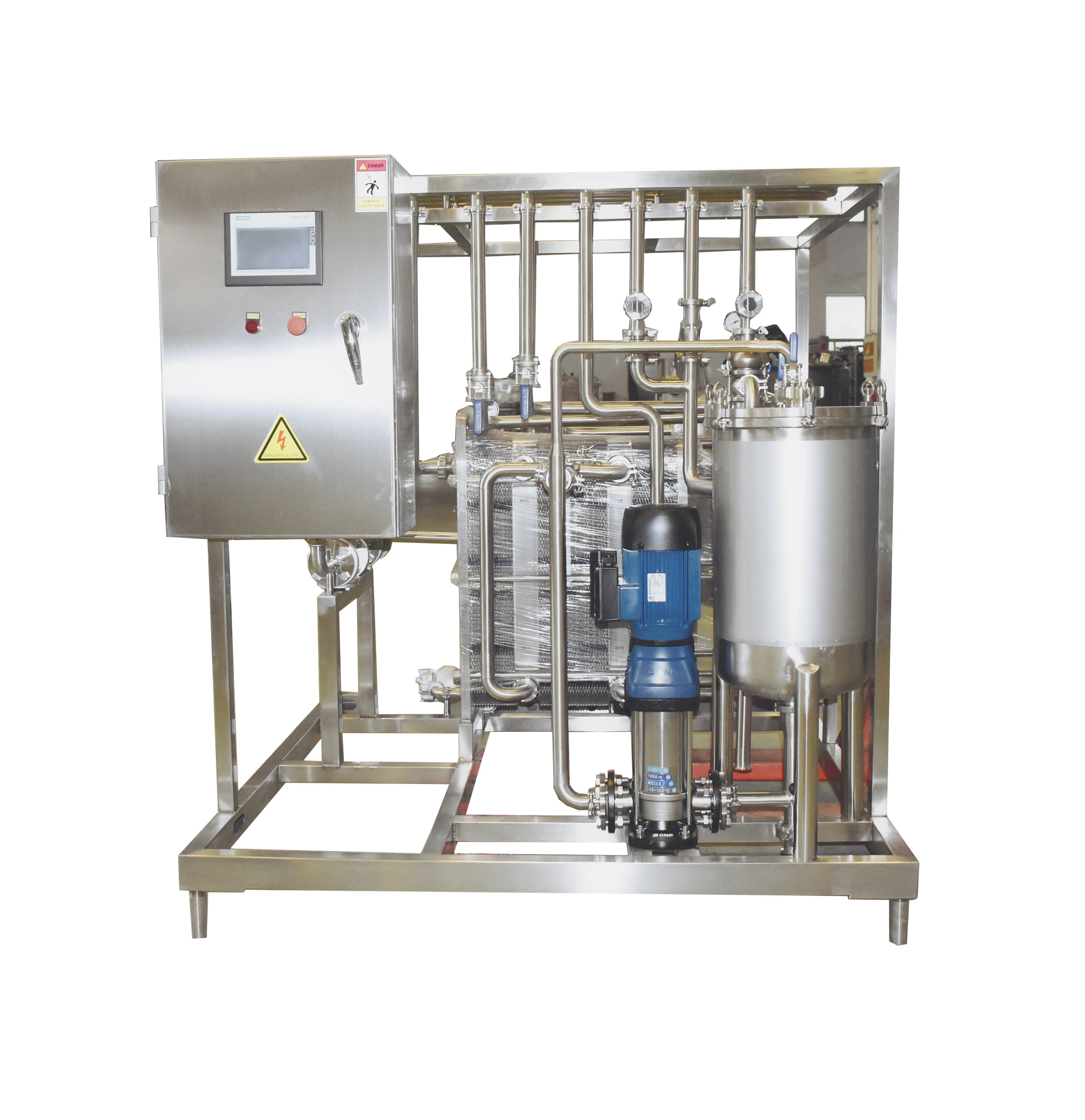 Htst Plate Type Pasteurization Machine Pasteurizer Machine For Egg ...