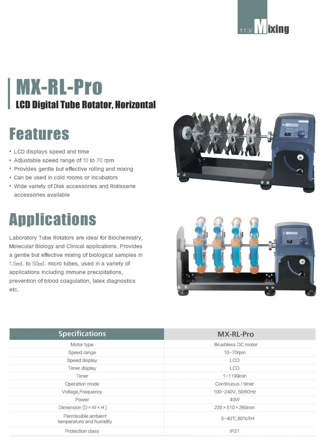 Blood Roller Mixer For Laboratory Blood Sample Swing Roller Mixer ...