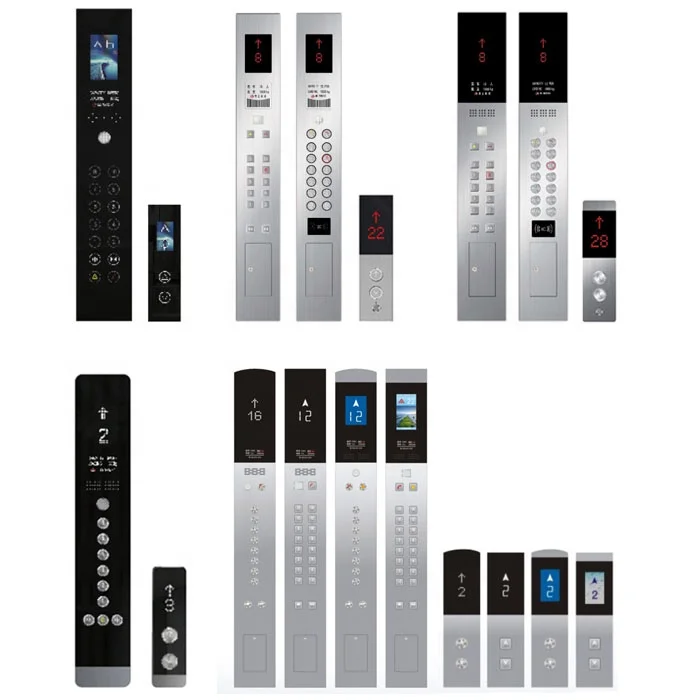 Elevator Glass Touch COP LOP - Modern Control Panel