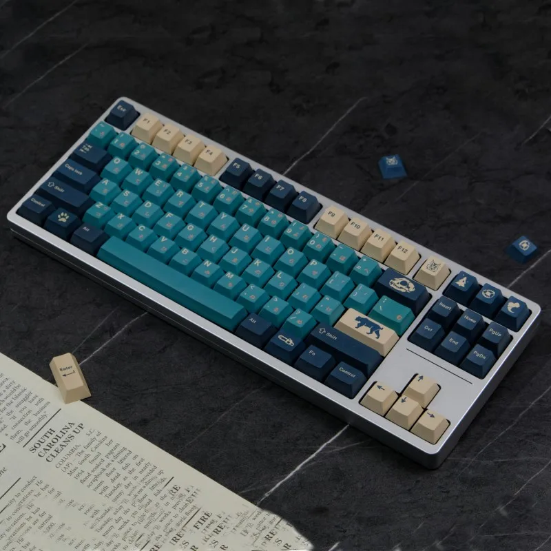 129 Keys GMK Silent Forest Keycaps - PBT Dye Sublimation