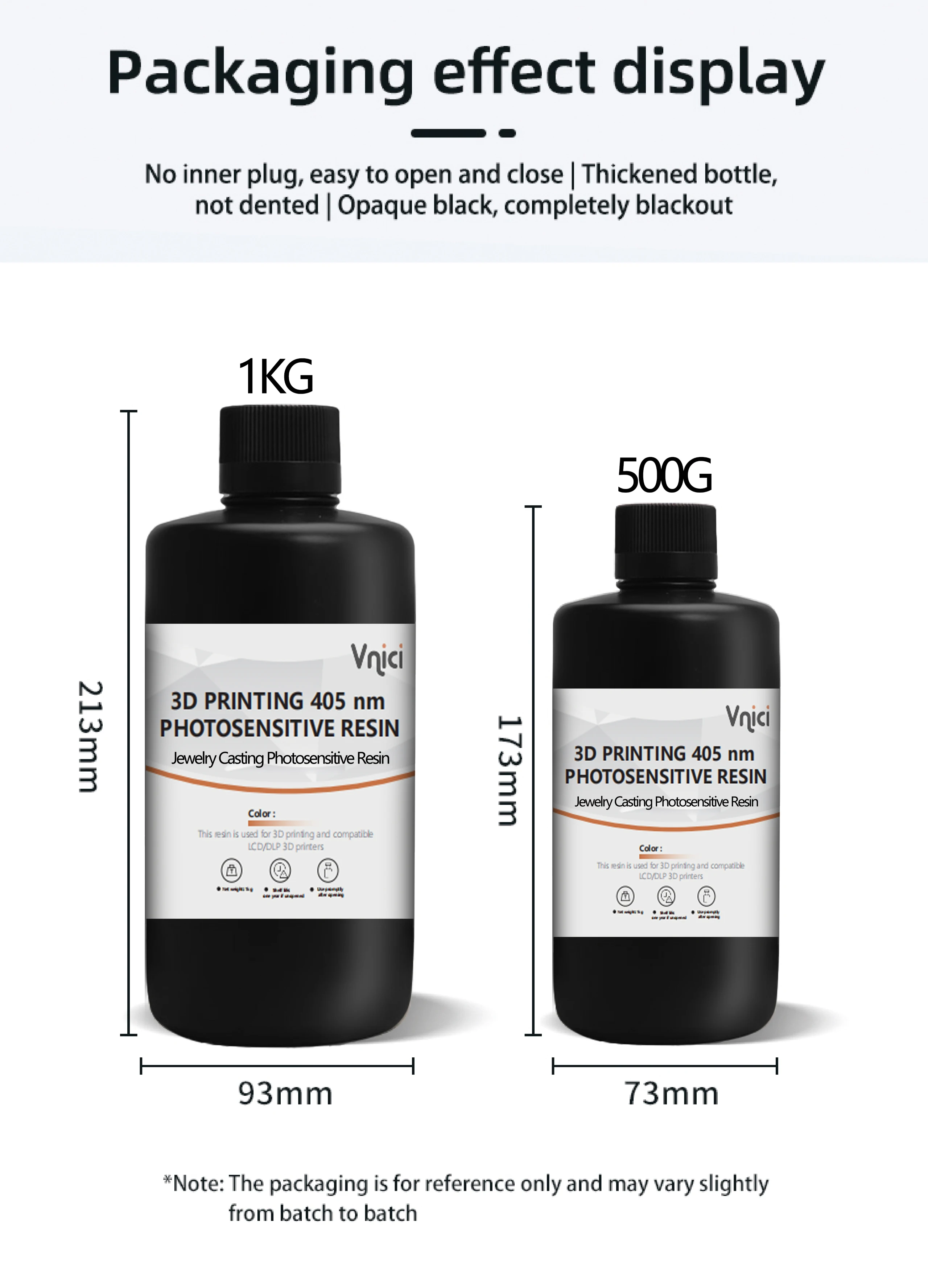 WR-JC Photopolymer Resin UV Curing Jewelry 3D Printer Resin for SLA DLP ...