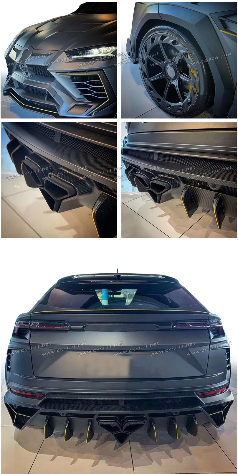 Lamborghini Urus Bodykit Facelift MSY Style Carbon Fiber