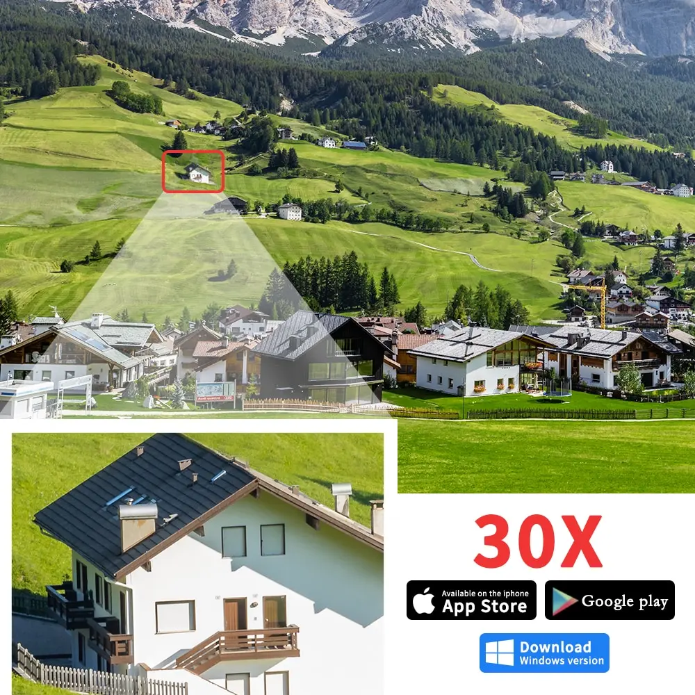 8mp 4g Ip Camera Outdoor 30x Optical Zoom Ptz Cameras Metal Shell Ai ...