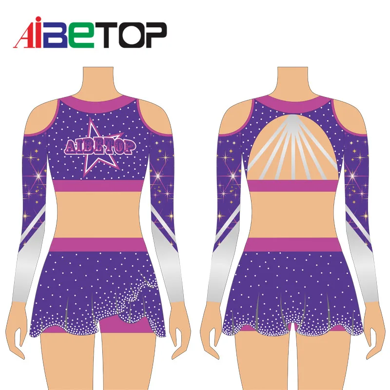 custom cheerleading uniforms purple cheerleading uniforms for wholesale ...