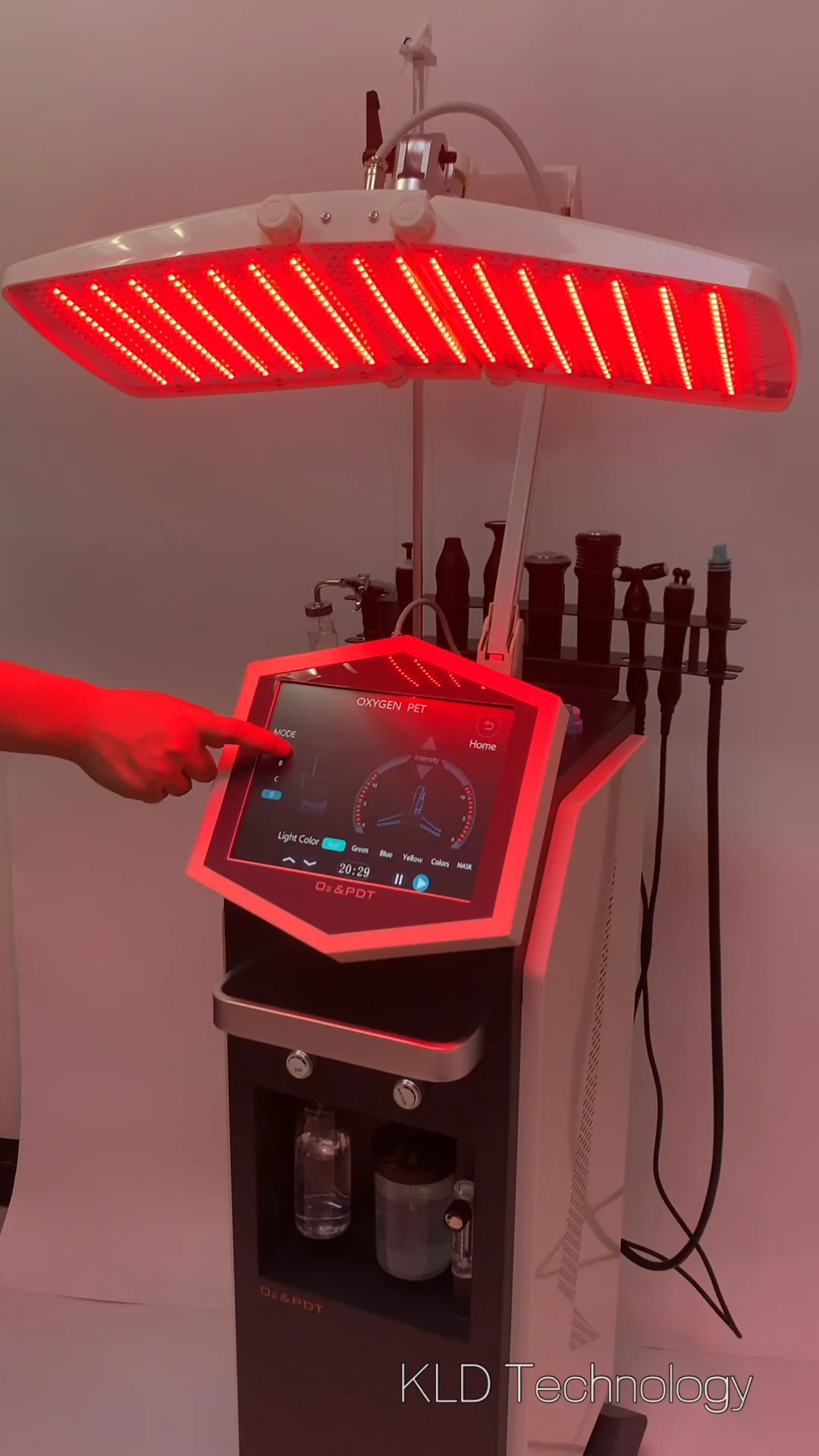 7 Color Led Photon Light Therapy Machine Oxygen Aqua Jet Peel Deep ...