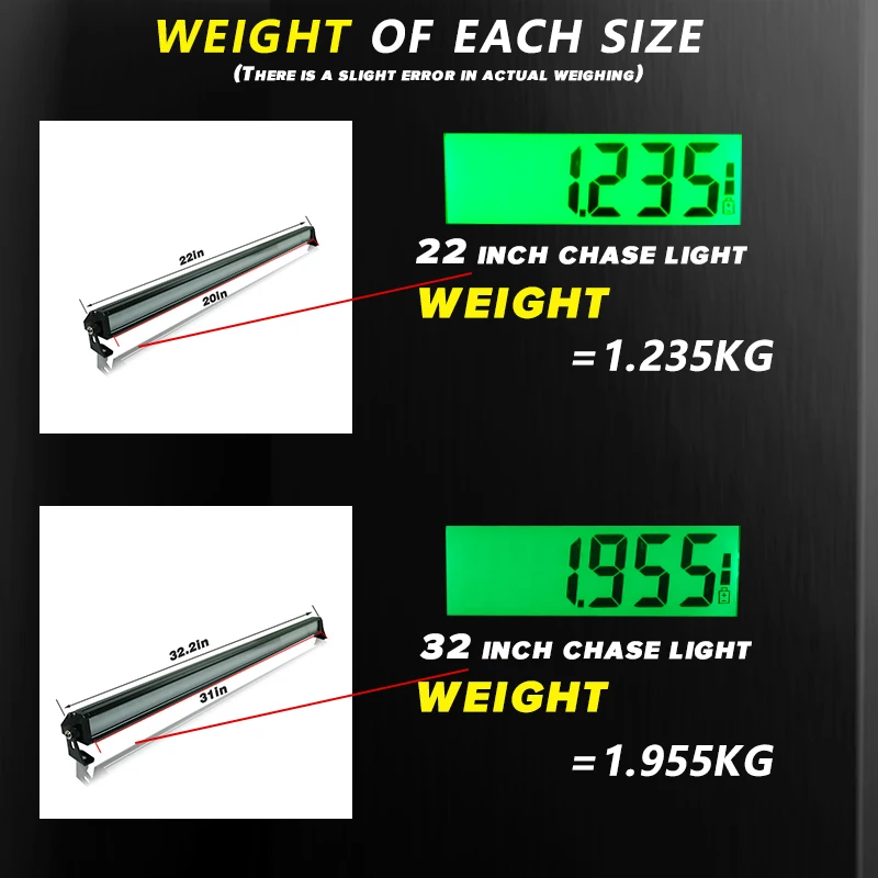 2025 New RGB LED Batten Light Linear Bar Universal 4x4 Off Road for ATV ...