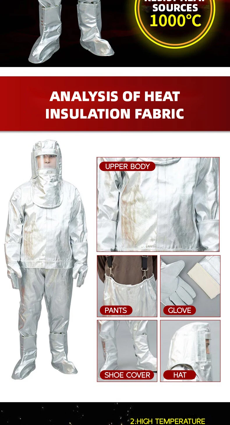 2025 Fire Retardant Firefighter Suit Rescue Fire Clothing Fire ...