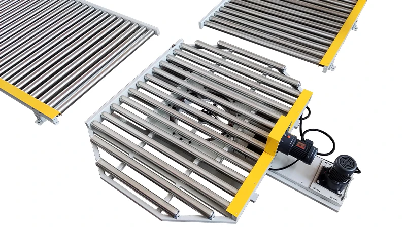 Heavy Duty Automatic Rotary Pallet Turntable Conveyor Transfer
