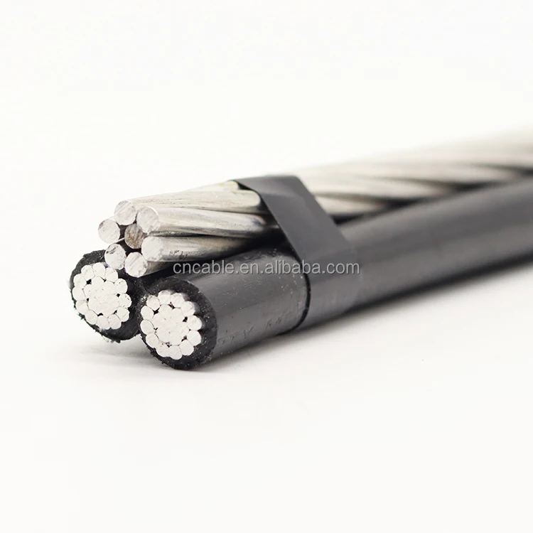 Triplex cable Aluminum conductor AAC,ACSR,AAAC cable aluminio de ...