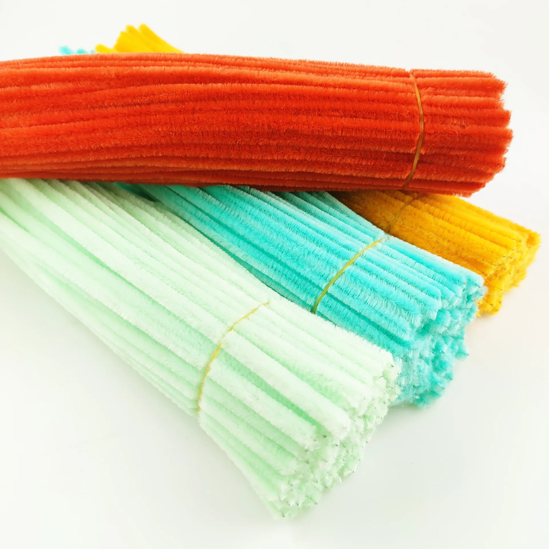 10 Colors Assorted Pipe Cleaner,Chenille,Mixing Color Craft Pipe ...