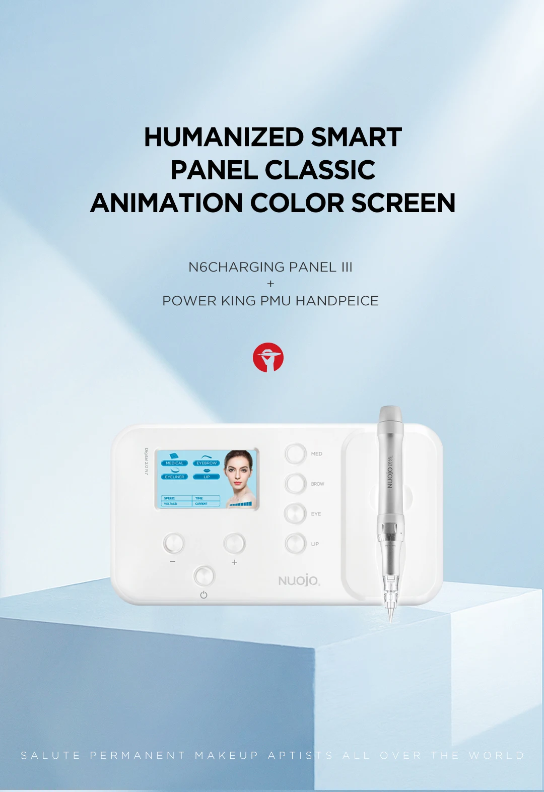 Professional Digital Permanent Makeup Scalpa for PMU Tattoo Kit ...