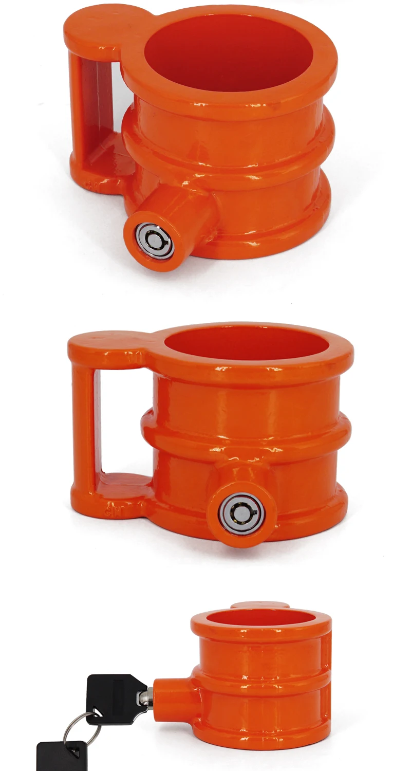 Heavy Duty 5th Wheel King Pin Lock - Anti Theft Solution