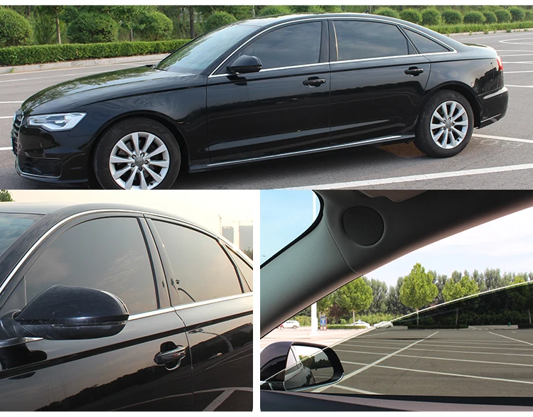 Factory Direct Super Dark Grey Tser Antiscratch 1ply Solor Car Tinting ...