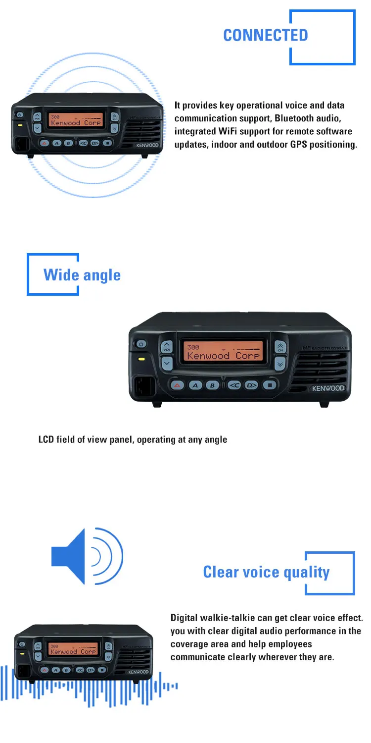 Original Kenwood TK-90 100w High Power HF/VHF Transceiver Walkie Talkie ...