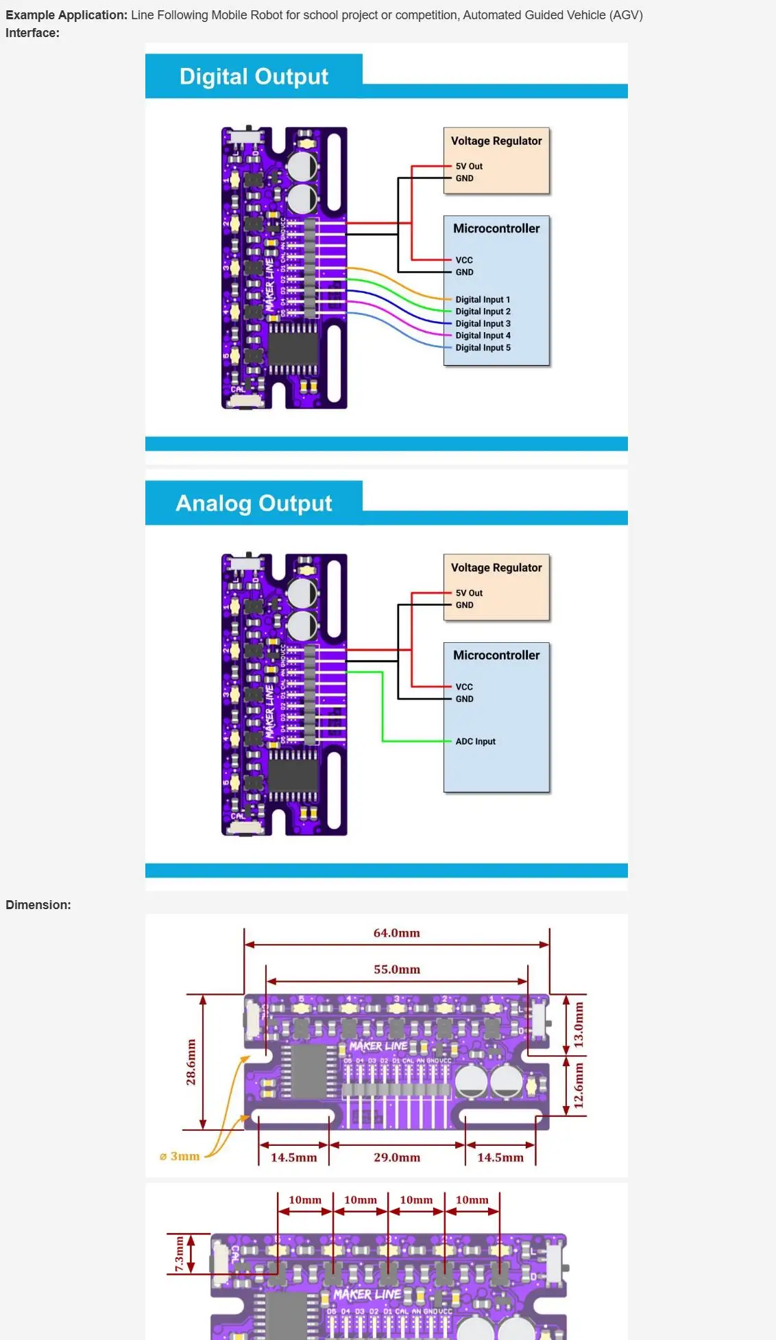 MAKER-LINE Simplifying Line Sensor for Beginner| Alibaba.com