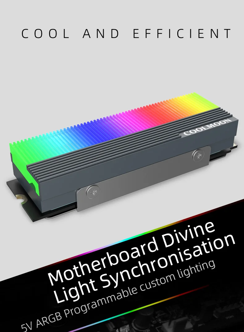 COOLMOON M.2 SSD Heatsink - Efficient Cooling Solutions