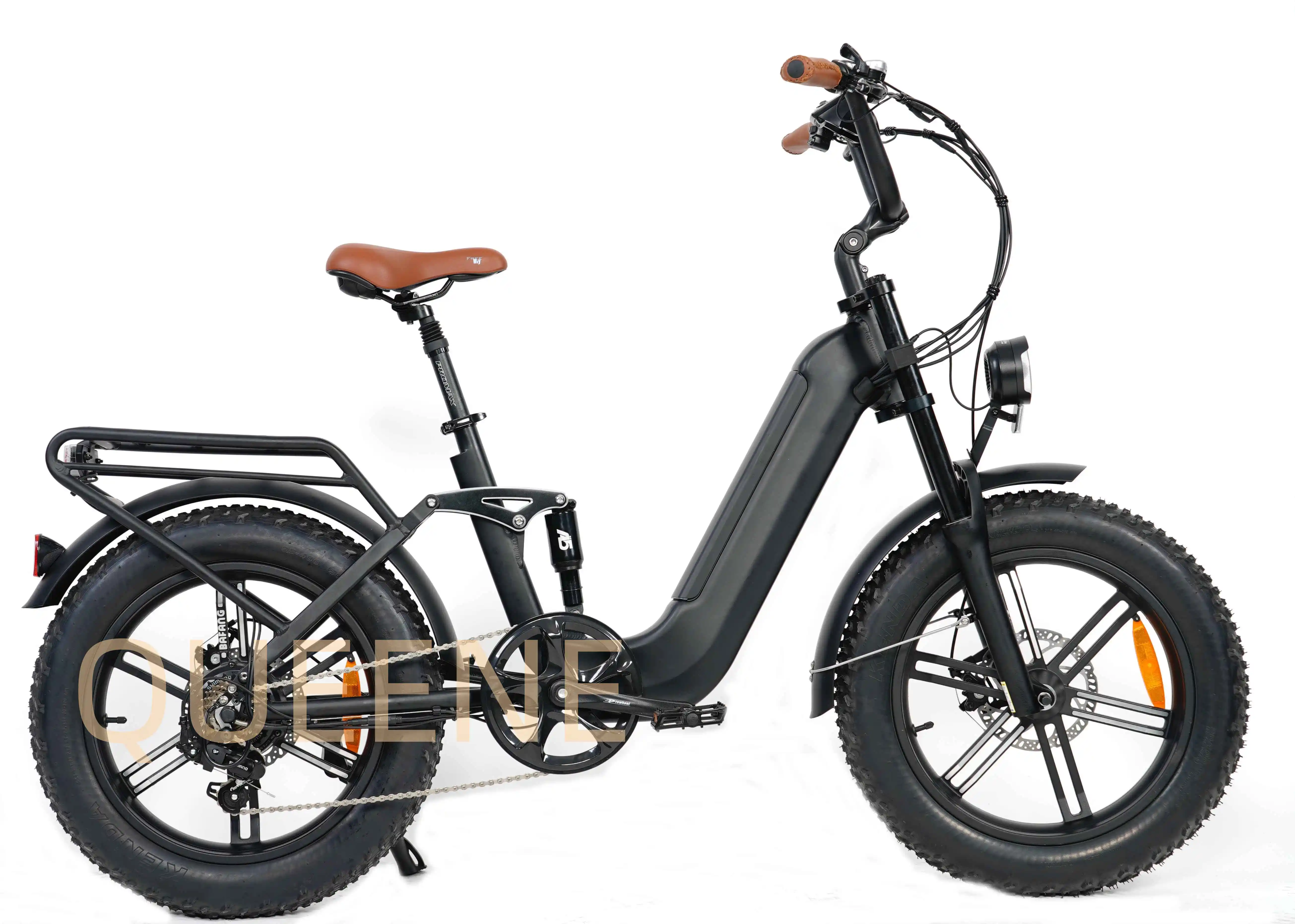 Queene 20 Inch Fat Tire Electric E Bike - 1000w Power