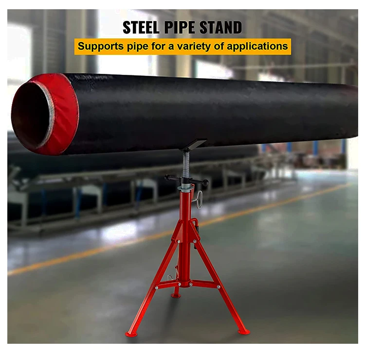 GNBPSV-01 Pipe Stand V-Head 28-52 Inch Adjustable Height 2500 Lbs ...