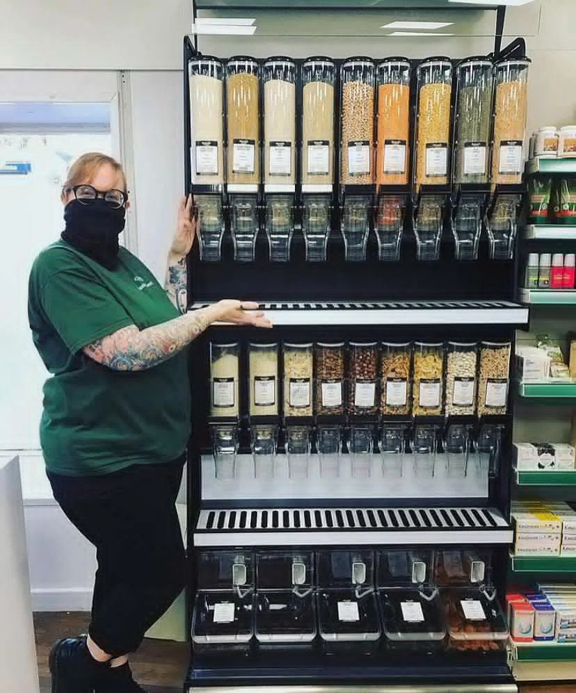 Stable Supermarket Shelf for Bulk Foods Display - ECOBOX