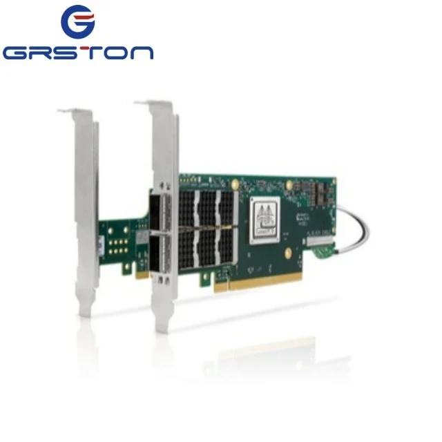 Brand New 753436MS-HEAB Dual-port QSFP112 NDR200/HDR 200GbE SFF PCIe 5. ...