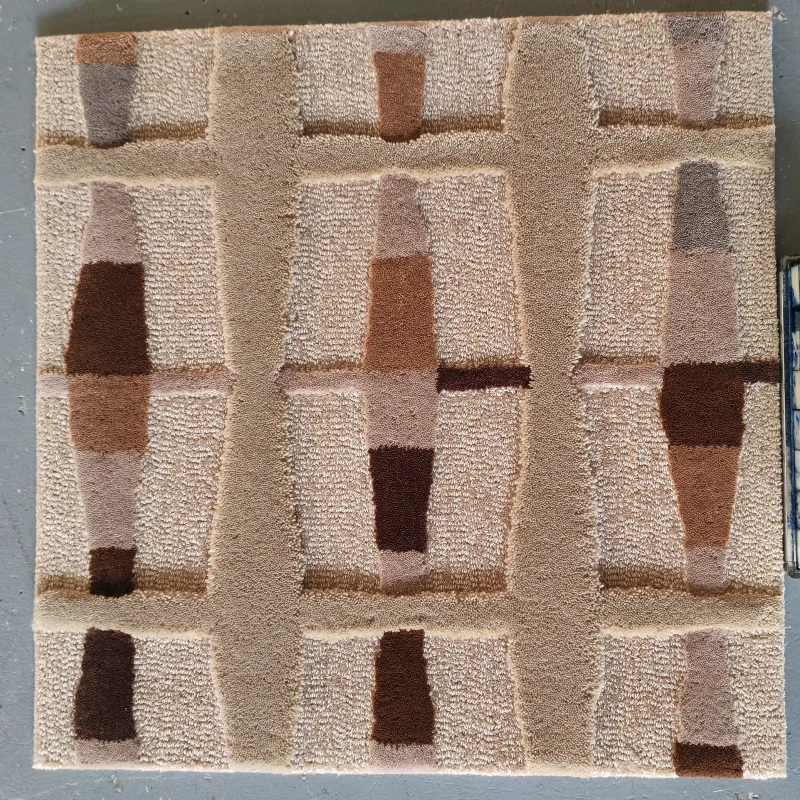 100% Wool Hand Made Tufted Carpet - Perfect for Living Room