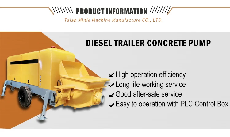 Chinese Factory 70 Cubic Meter Per Hour Mini Small Concrete Pump Price ...