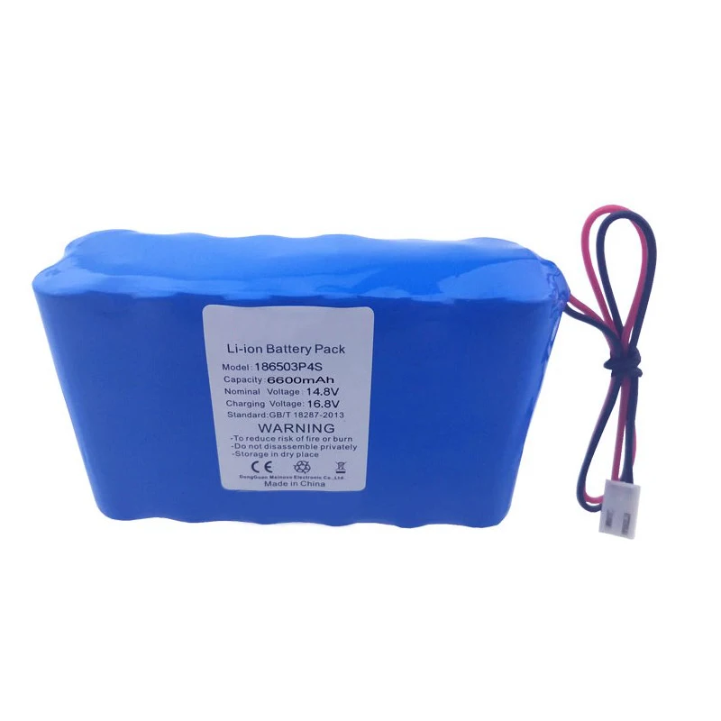 Customized Lithium Battery Pack - 14.8V 6600mah ICR18650-4S3P