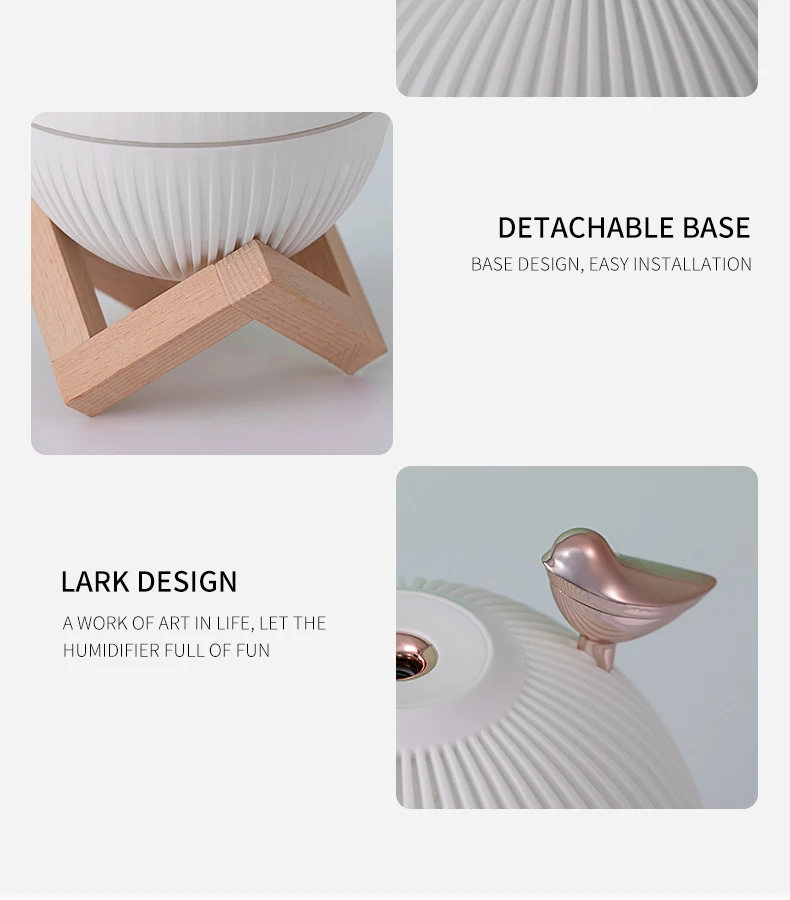 Moon Lamp Humidifier 330ml - Rechargeable & Ultrasonic