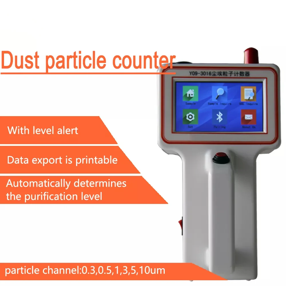 Aleab Laser Particle Counter Air Particle Counter For Clean Room - Buy ...