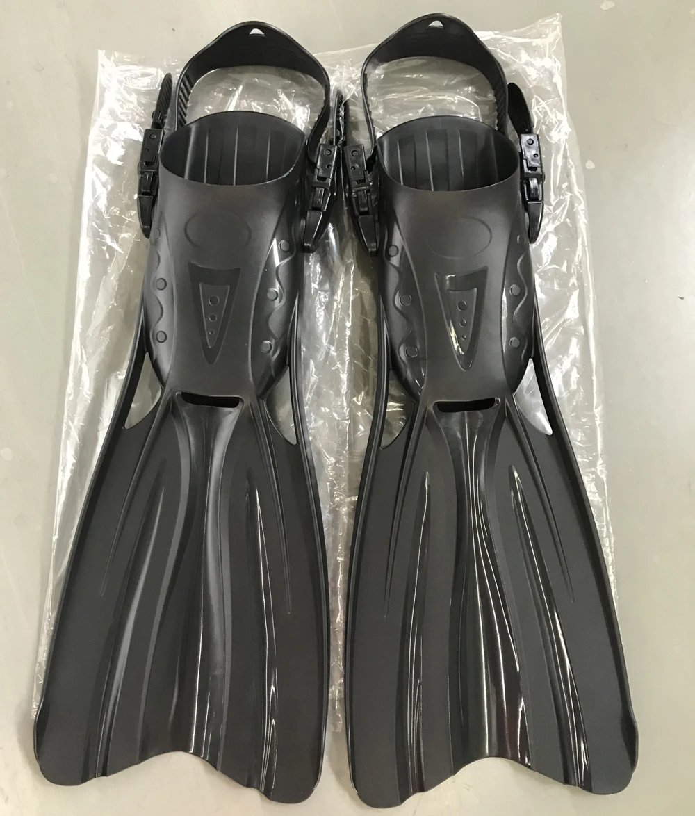 Adjustable Size Professional Scuba Swimming Snorkeling Fin Free Dive ...