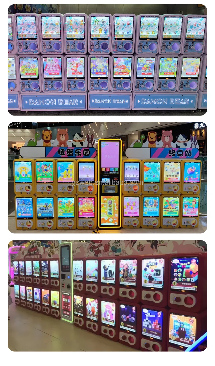 WANGERBAO Commercial Metallic Coin Operated Gachapon Machine