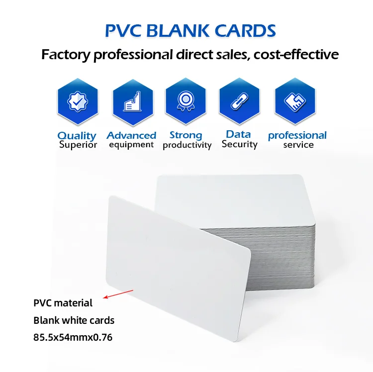Customized Smart ID Card With Number 125K PVC Blank Card for Identity ...