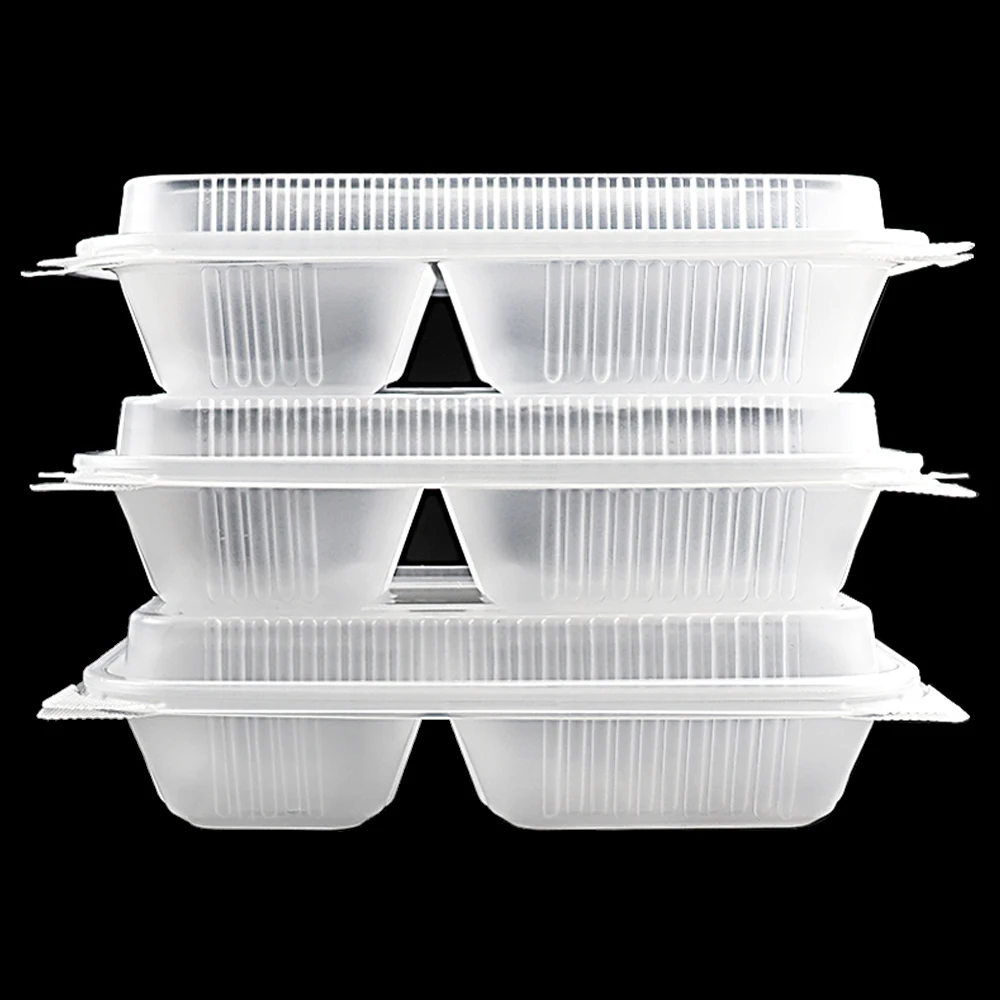 750ml Plastic Food Container With Lid For Takeout Disposable Bento ...