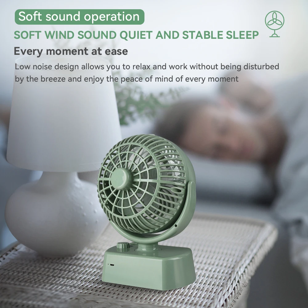 Automatic Shaking Of Head 3 Speed Strong Wind Portable Usb Powered ...