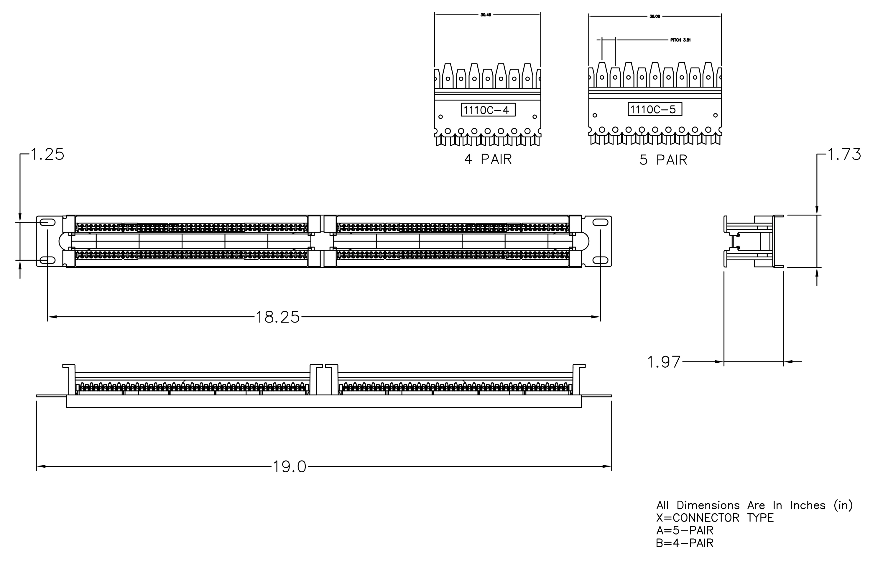 Cat5e 110 Field Termination Block Kits With Connecting Clips,Rack Mount ...