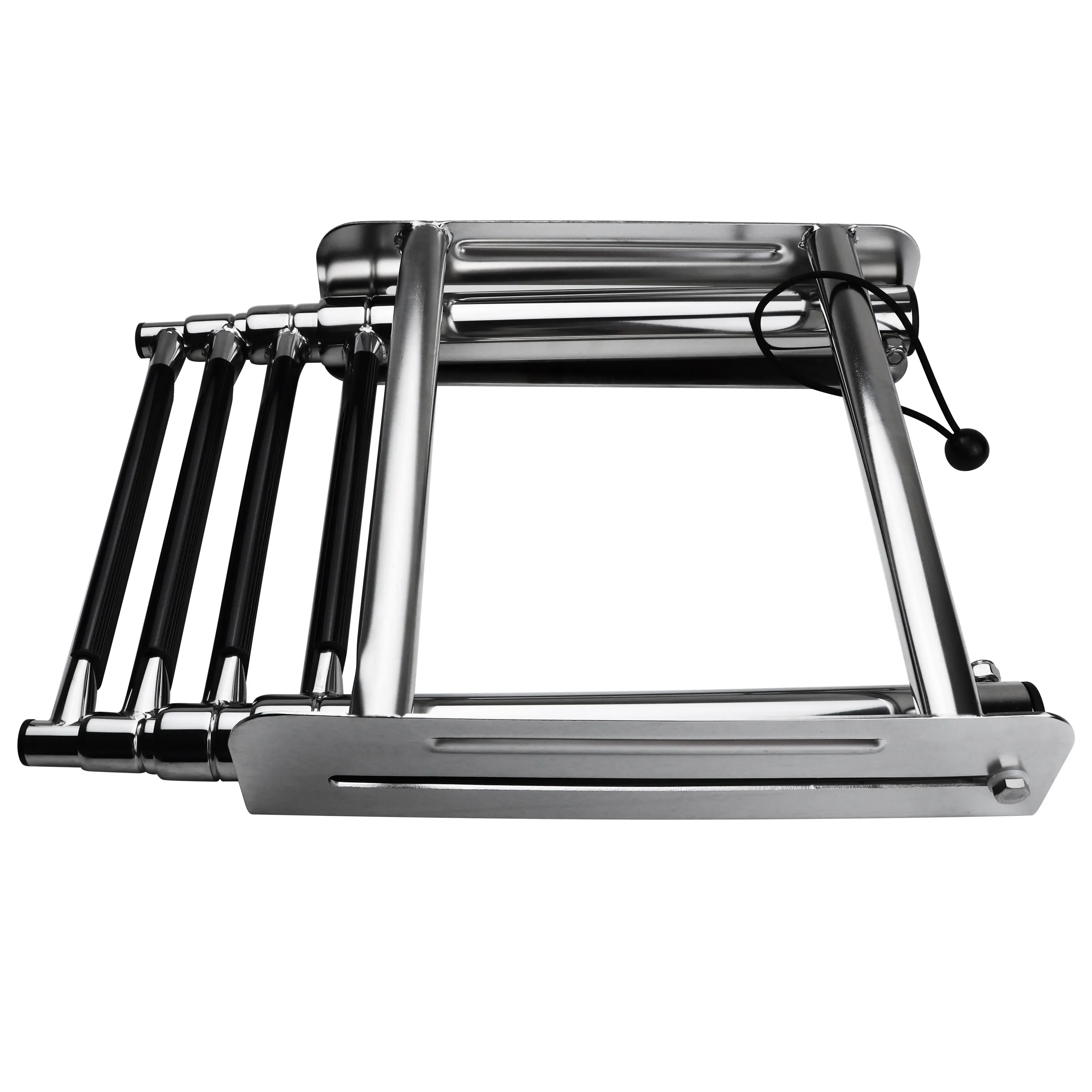 4-step Stainless Steel Boat Ladder Pontoon Boat Ladder Swim Deck Ladder ...