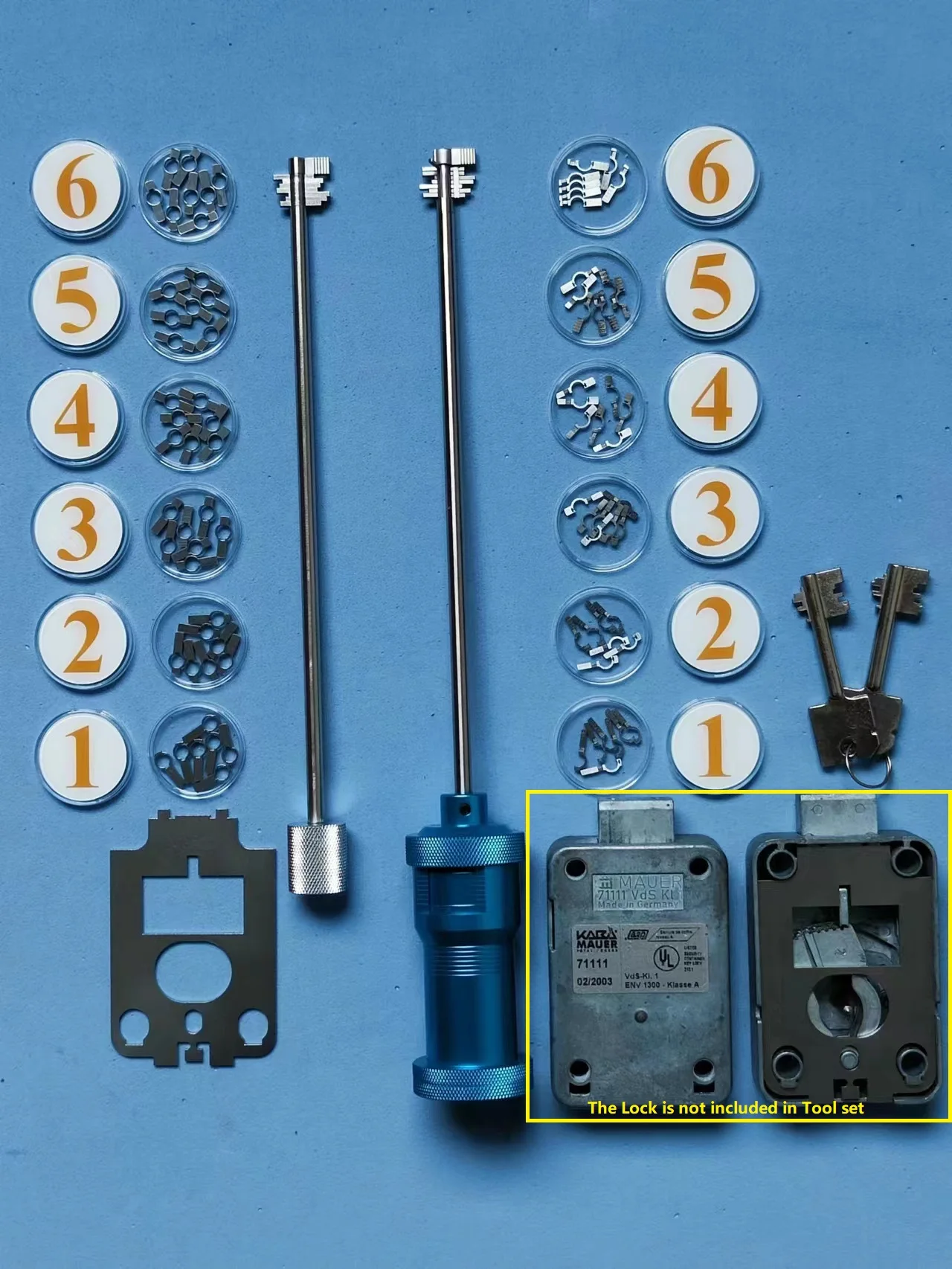 Advanced Safe Box Vault Kaba Mauer-71111 Lock Pick Set Box 3in1 Unlock ...