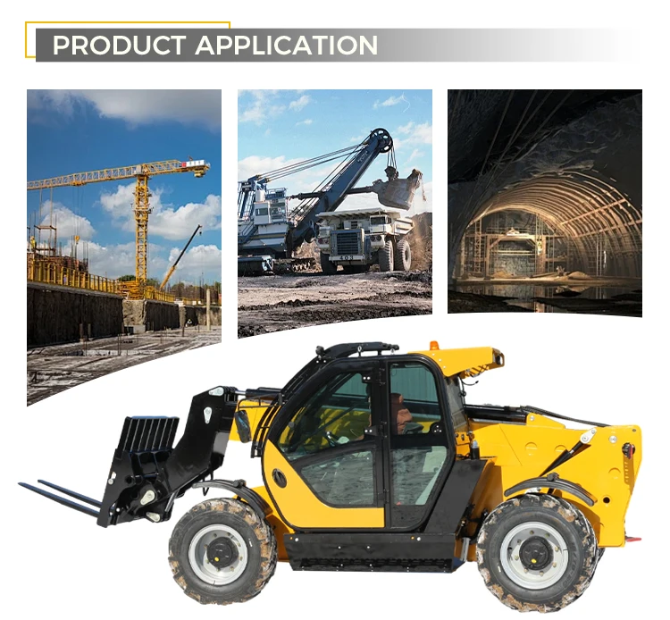 Manufacty Telescopic Handler Forklift Hydraulic Ce Telescopic Forklift ...