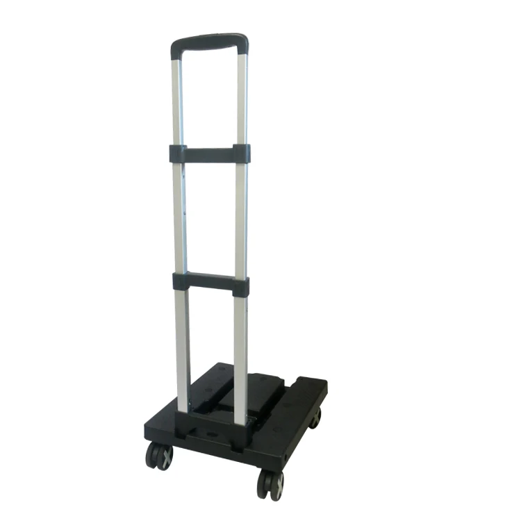 Portable Pp Base Plate Trolley Folding Storage Travel Luggage Trolley ...