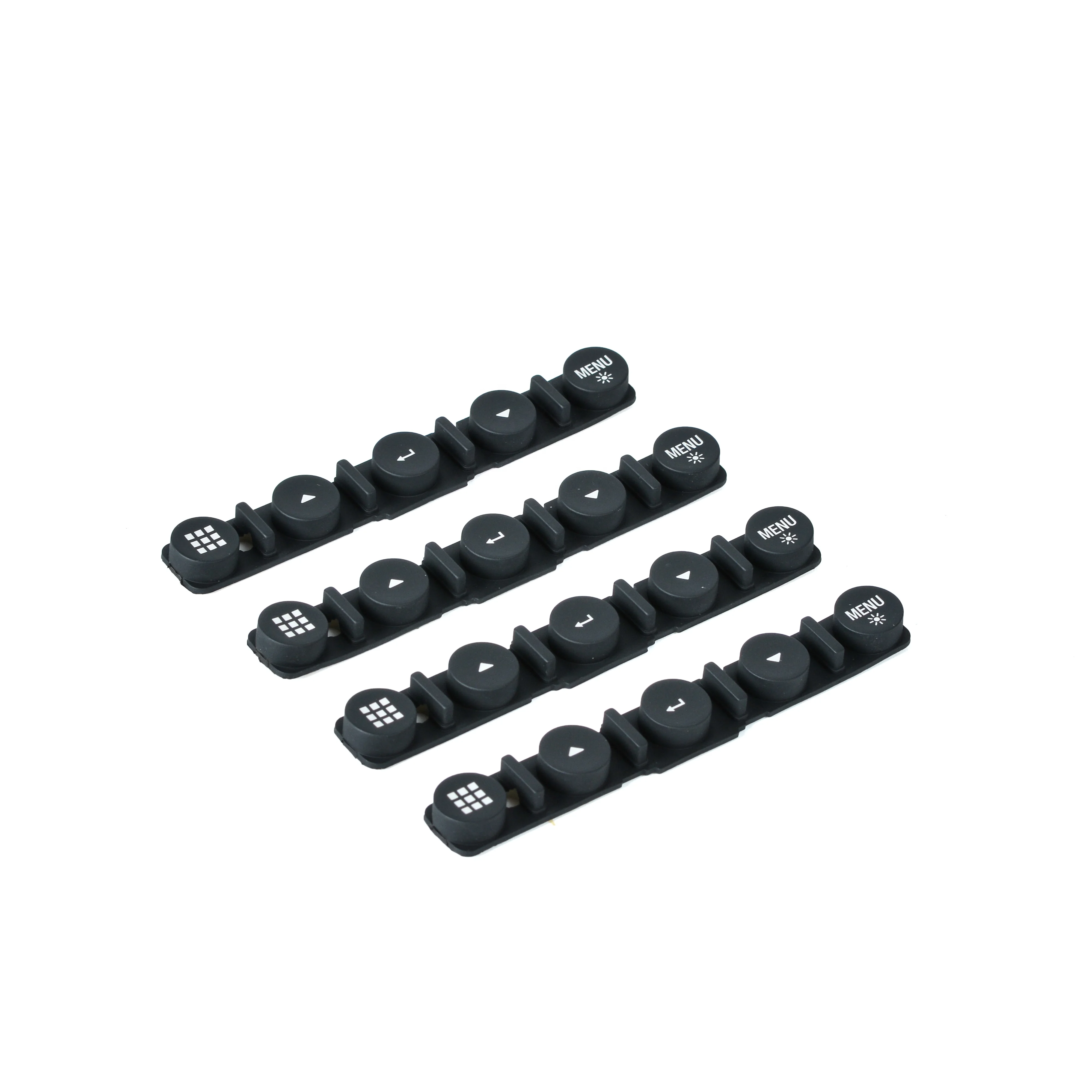 Customized Blank Keypad Flexible Key Overlay Rubber Button Keypads ...