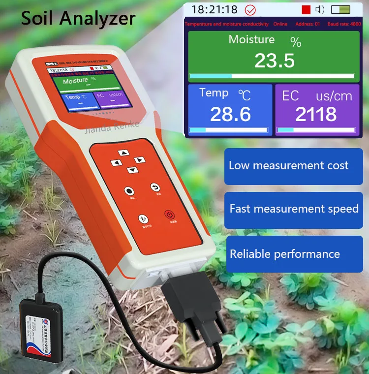 Highly Sensitive Digital Soil Nutrient Meter for Farming