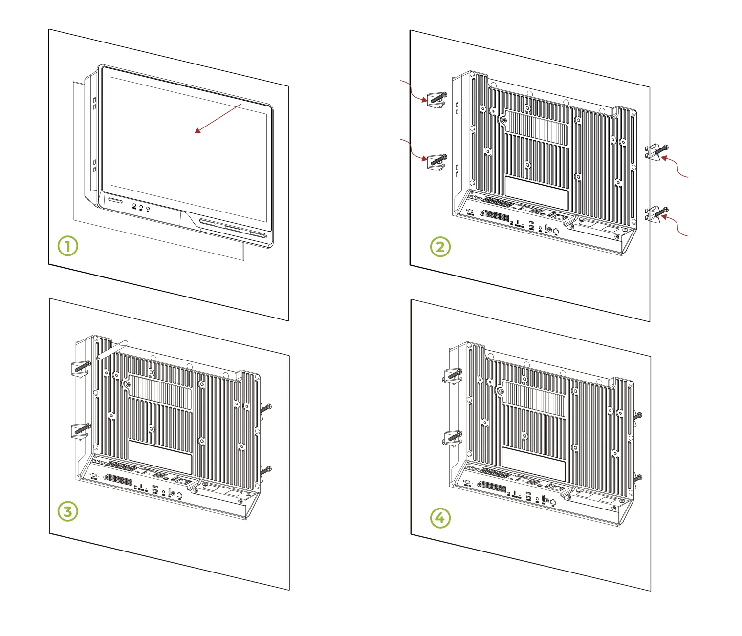 Panel Mount Kit for ReTerminal DM| Alibaba.com